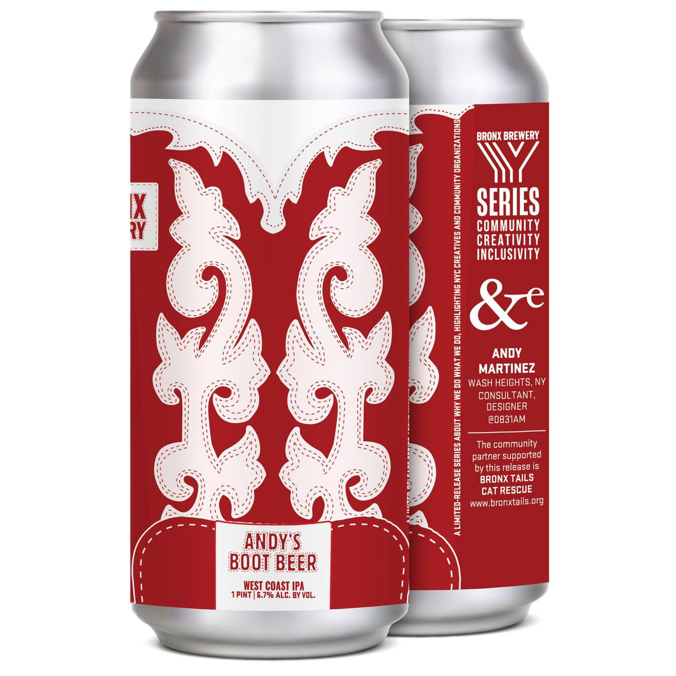 Andy's Boot Beer: West Coast IPA - The Bronx Brewery